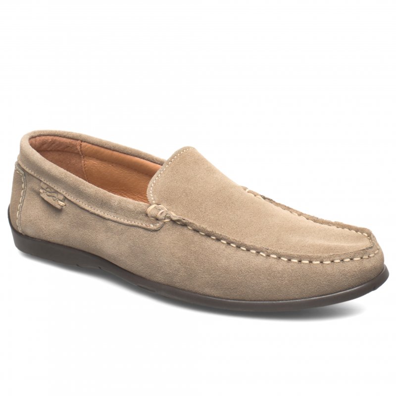 Marstrand Plain Driving Loafer Herr / Sand
